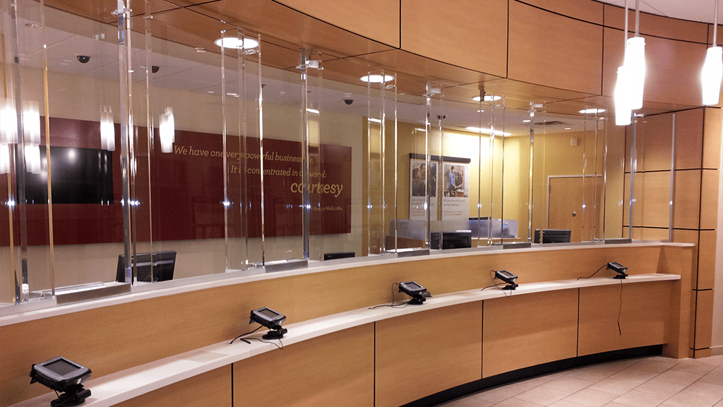 Bank Glass Reception